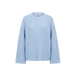 Strickpullover soyaconcept "Soya Concept Sweater SC-REMONE", Damen, Gr. L, 6250 windsurfer, Obermaterial: 60% Baumwolle, 40% Polyacryl, Pullover Strickpullover