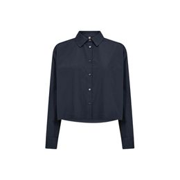 Blusentop soyaconcept "Soya Concept Shirt SC-NETTI", Damen, Gr. XL, 6910 navy, Obermaterial: 53% Polyester, 47% Baumwolle, Blusen Blusentop