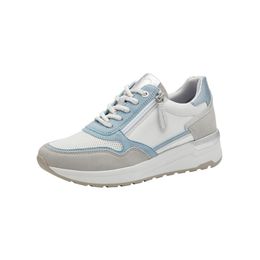 Marco Tozzi Sneaker Damen Gr&ouml;&szlig;e 36 hellblau / grau / wei&szlig;