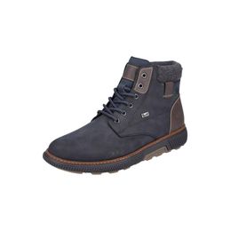 Rieker Schn&uuml;rboots Herren Gr&ouml;&szlig;e 41 dunkelblau / braun / grau