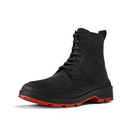 Camper Schn&uuml;rstiefelette 'Brutus' Damen Gr&ouml;&szlig;e 41 rot / schwarz Winterschuhe