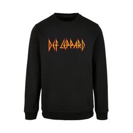 F4NT4STIC Sweatshirt 'Def Leppard' Herren Gr&ouml;&szlig;e XXXL dunkelorange / rot / schwarz