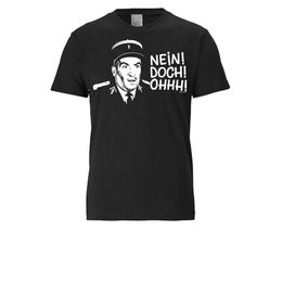 logoshirt Shirt 'Le Gendarme de Saint-Tropez - Nein! Doch! Ohhh!' Damen Gr&ouml;&szlig;e S schwarz