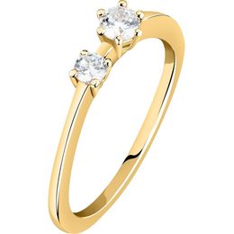 Live Diamond Ring Damen Gr&ouml;&szlig;e 56 gold / wei&szlig;