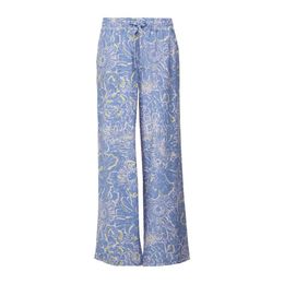 comma, comma casual identity Hose Damen Gr&ouml;&szlig;e 44 blau / wei&szlig;
