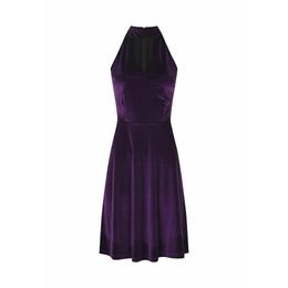 FRESHLIONS Minikleid 'Lolie' Damen Gr&ouml;&szlig;e 34 lila Winterkleid