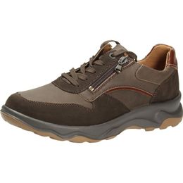 Waldl&auml;ufer WALDL&Auml;UFER Sportlicher Schn&uuml;rschuh Herren Gr&ouml;&szlig;e 43 schoko / cognac / dunkelbraun
