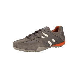 Geox Sneaker 'Uomo Snake' Herren Gr&ouml;&szlig;e 47 grau / orange / wei&szlig;