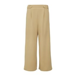Qs Pleat-Front Pants female Beige size 38