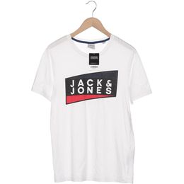 Jack & Jones JACK & JONES T-Shirt Herren Gr&ouml;&szlig;e L Second Hand wei&szlig;