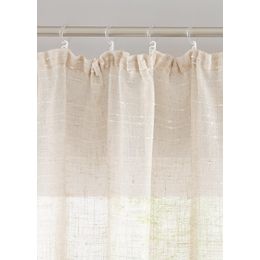 bonprix Gardine mit Struktur in vielen Gr&ouml;&szlig;en (1er Pack), beige