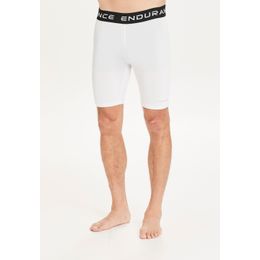 Lauftights Endurance "Power", Herren, Gr. XL, US-Gr&ouml;&szlig;en, wei&szlig;, 90% Polyester, 10% Elasthan, unifarben, kurz, Hosen, mit Style und sportlichen Funktionen
