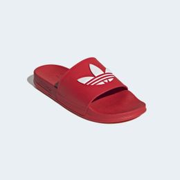 Herren Badesandale "ADILETTE OG CF BADESCHLAPPEN", adidas originals, Gr. 46better scarlet, cloud wei&szlig;, better scarlet, Synthetik, Schuhe
