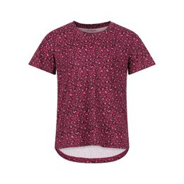 Funktionsshirt ZIGZAG "Wibeke", Jungen, Gr. 104, pink, 92% Polyester, 8% Elasthan, bedruckt, normal, Rundhals, Shirts Funktionsshirt, mit Quick Dry-Technologie