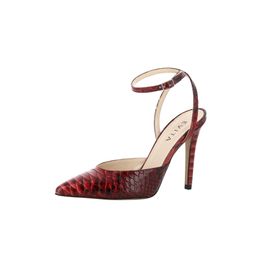 Evita Pumps ALINA Damen Gr&ouml;&szlig;e 35 rot / dunkelrot / schwarz