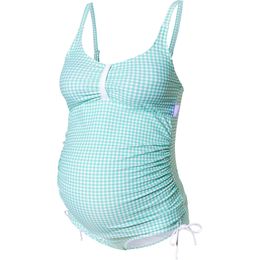 Petit Amour Umstand Umstandstankini 'Ava' Damen Gr&ouml;&szlig;e XL jade / wei&szlig;