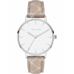 Tamaris Uhr Damen Gr&ouml;&szlig;e One Size hellbeige / braun / silbergrau / wei&szlig;