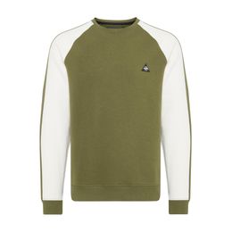 Blend Sweatshirt 'NEVILLE' Herren Gr&ouml;&szlig;e XXL gr&uuml;n / wei&szlig;