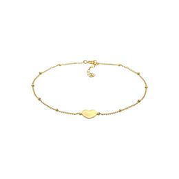 Elli Fu&szlig;schmuck 'Herz' Damen Gr&ouml;&szlig;e 22 gold