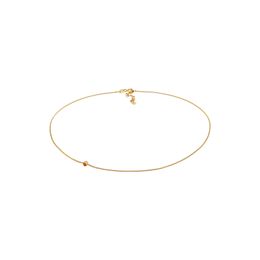 Elli Halskette Choker, Opal Damen Gr&ouml;&szlig;e 36 gold / rot