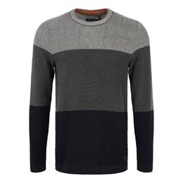 Blend Pullover 'Sabino' Herren Gr&ouml;&szlig;e M blau / grau / schwarz / wei&szlig;