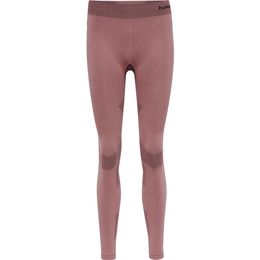 Hummel Sporthose 'First' Damen Gr&ouml;&szlig;e M/L altrosa / schwarz