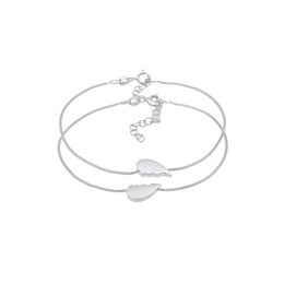 Elli Armband Herz Damen Gr&ouml;&szlig;e 16 silber