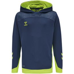 Hummel Sportsweatshirt Jungen Gr&ouml;&szlig;e 116 navy / limette