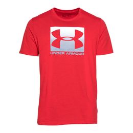 Under Armour Funktionsshirt Herren Gr&ouml;&szlig;e XS hellgrau / rot / wei&szlig;