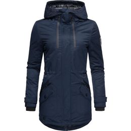 Navahoo Mantel Damen Gr&ouml;&szlig;e S navy Winterjacke