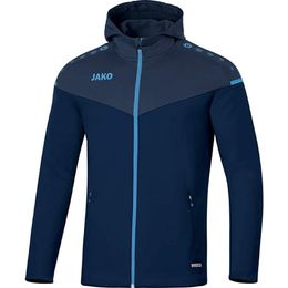 Jako Sportjacke 'Champ 2.0' Herren Gr&ouml;&szlig;e M/L hellblau / dunkelblau / dunkelgrau
