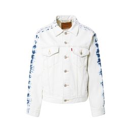 Levi's Levi's Jacke 'Ex-Boyfriend Trucker Jacket' Damen Gr&ouml;&szlig;e M dunkelblau / white denim
