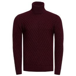Rusty Neal Pullover Herren Gr&ouml;&szlig;e M weinrot