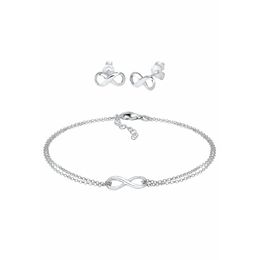 Elli Schmuckset Infinity Damen Gr&ouml;&szlig;e One Size silber