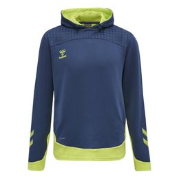 Hummel Sportsweatshirt Herren Gr&ouml;&szlig;e S navy / neongr&uuml;n