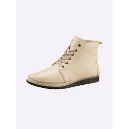 Andrea Conti Damen Schn&uuml;rstiefelette, beige, Gr&ouml;&szlig;e 40