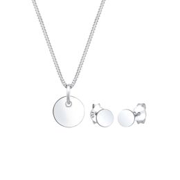 Elli Schmuckset 'Geo' Damen Gr&ouml;&szlig;e One Size silber