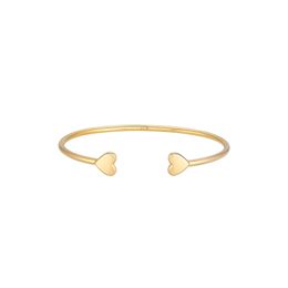 Elli Premium Armband Herz, Armreif, offen Damen Gr&ouml;&szlig;e 16 gold