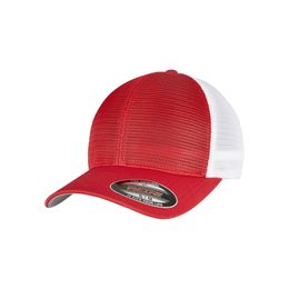 Flexfit Cap Herren Gr&ouml;&szlig;e 56/57 rot / wei&szlig;
