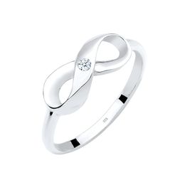 Elli DIAMONDS Ring 'Infinity' Damen Gr&ouml;&szlig;e 54 silber