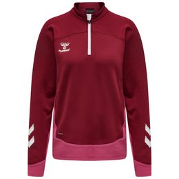 Hummel Trainingsjacke 'Lead' Damen Gr&ouml;&szlig;e M dunkelpink / burgunder / wei&szlig;