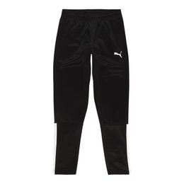 Puma Sporthose 'TeamLiga' Jungen Gr&ouml;&szlig;e 128 schwarz / wei&szlig;