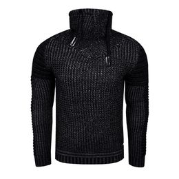 Rusty Neal Strickpullover Herren Gr&ouml;&szlig;e XL schwarz / silber