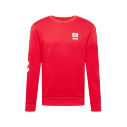 Hummel Sportsweatshirt Herren Gr&ouml;&szlig;e XL feuerrot / wei&szlig;