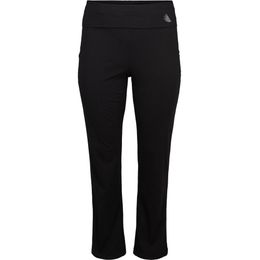 Active By Zizzi Hose Damen Gr&ouml;&szlig;e 50/52 schwarz