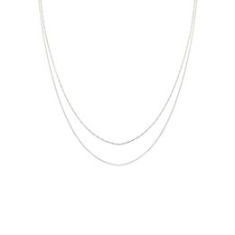 Elli Halskette Layer Basic Kette, Choker Damen Gr&ouml;&szlig;e One Size silber