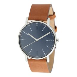 Skagen Uhr 'SIGNATUR' Damen Gr&ouml;&szlig;e One Size braun / silber