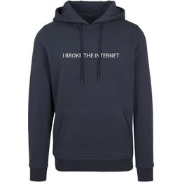 Merchcode Sweatshirt 'I broke' Damen Gr&ouml;&szlig;e XS navy / wei&szlig;