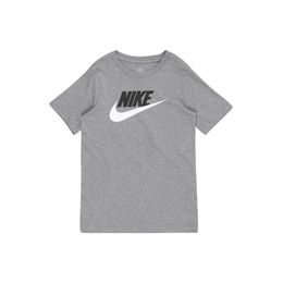 Nike Sportswear T-Shirt Jungen Gr&ouml;&szlig;e 147/158 graumeliert / schwarz / wei&szlig;