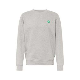 Kronstadt Sweatshirt Herren Gr&ouml;&szlig;e M graumeliert / grasgr&uuml;n